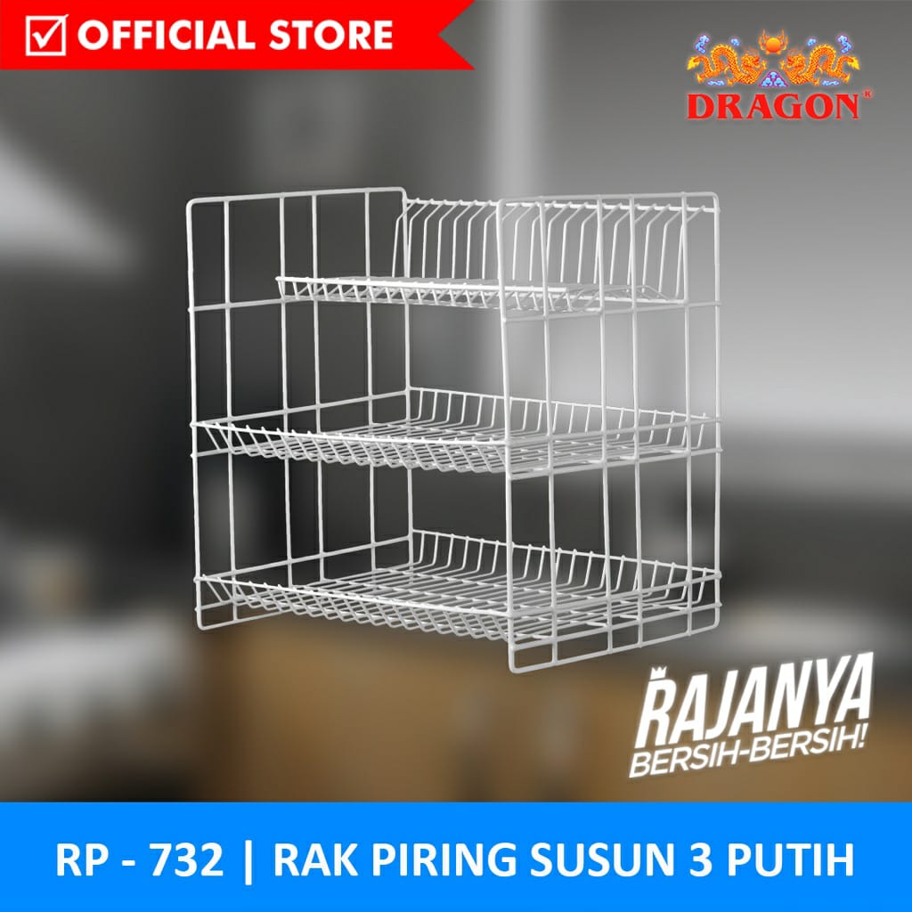 RAK PIRING BESI SUSUN 3 DRAGON | Lazada Indonesia