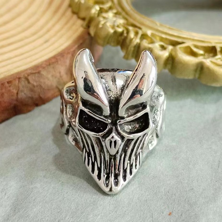 Old Ring Male Personality Exaggerated Ring Crazy Russian Dead Nuclear ...