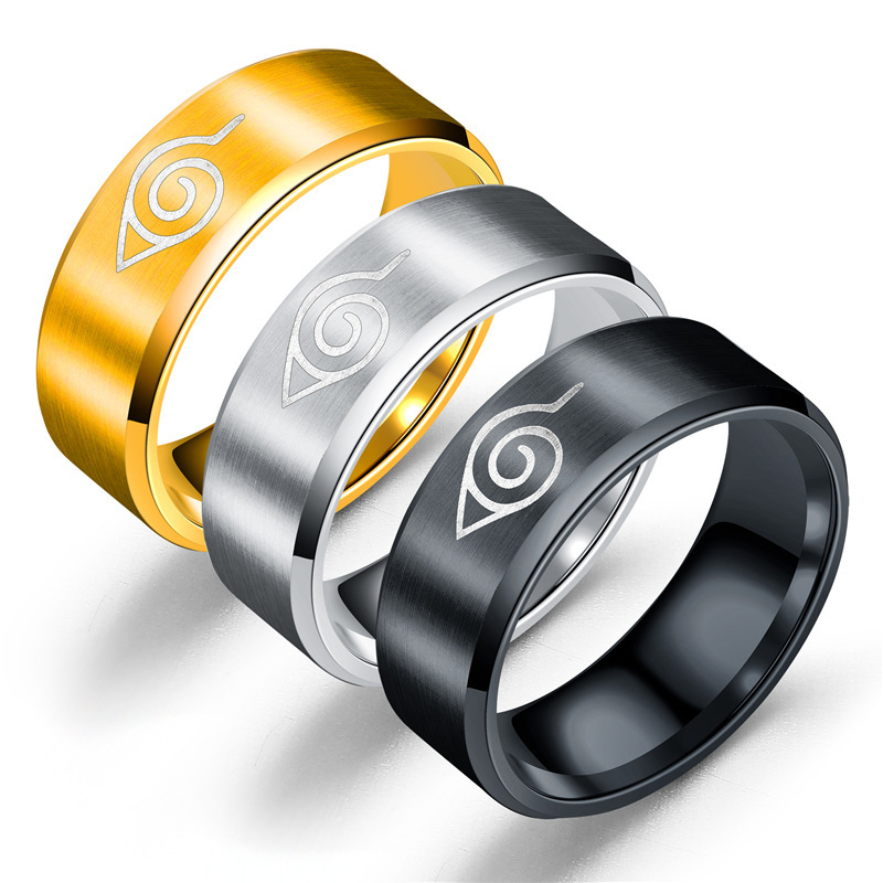 Xinghe Titanium Steel Animation Peripheral Naruto Ring Japanese and ...