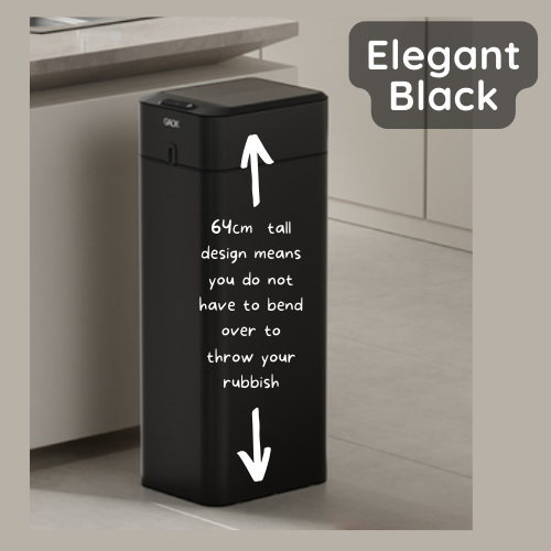 Motion Sensor Trash Bin 30L Large Tall Slim Design Waste Bin Garbage ...