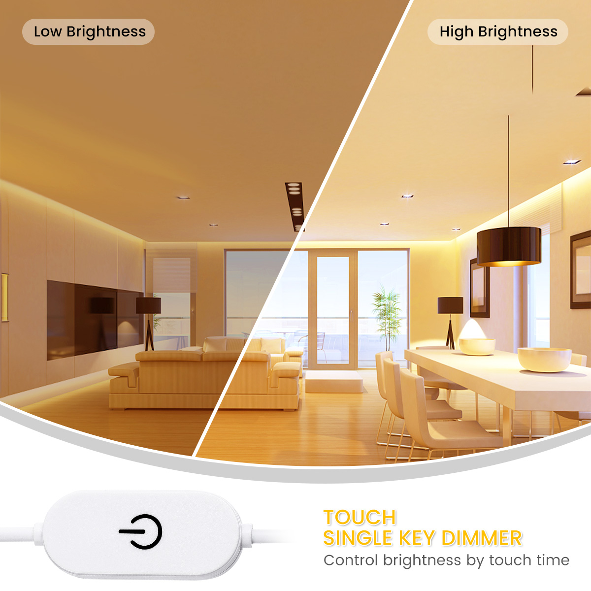 GLIME brand Premium 2 plate 10 meter monochrome Tools DIY 3528 light ...