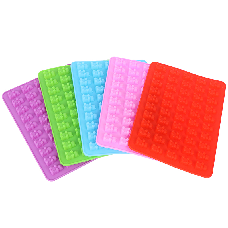 Kitchen accessories Chocolate Mold Silicone Mold 53 Cavity Gummy Bear ...