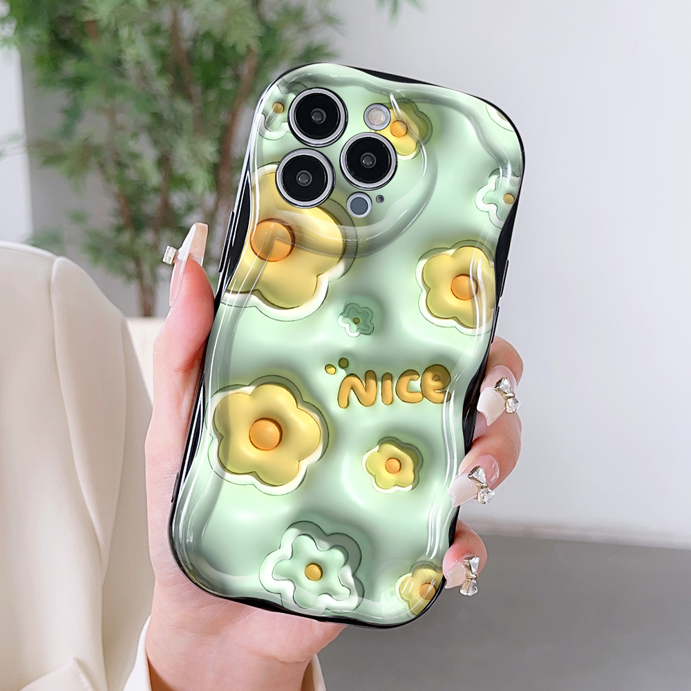 BILI for Redmi 14C Xiaomi Poco C75 Back Cover Sweet Flower Pattern ...