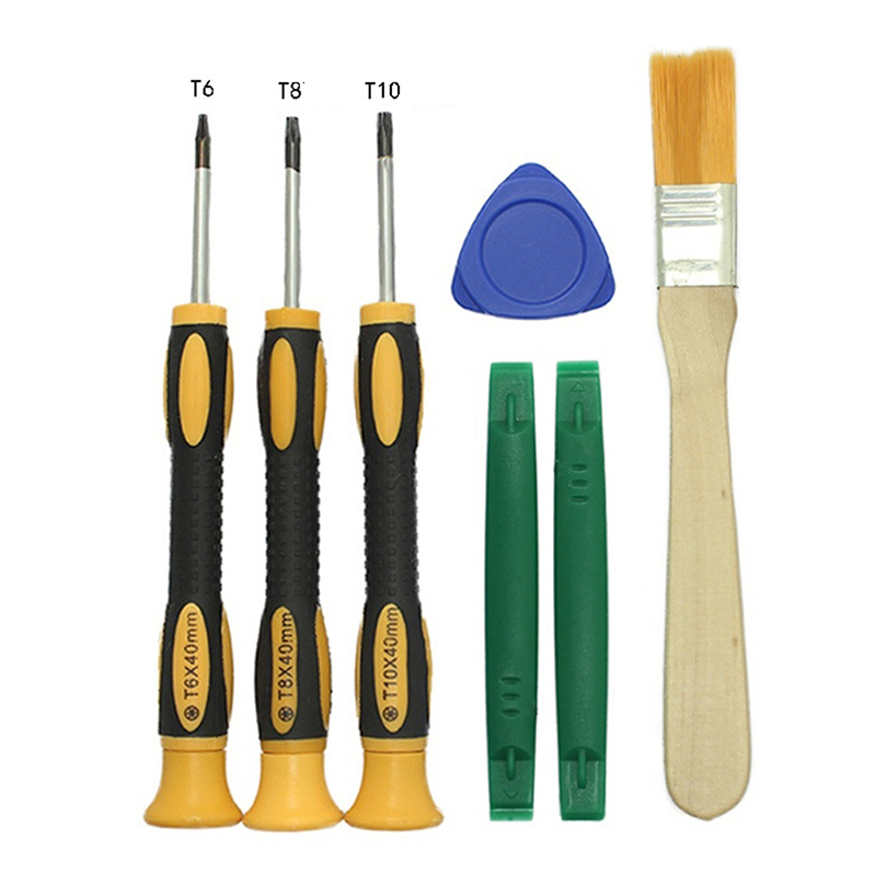 T6 T8H T10H Screwdriver Tool Kit with Prying Tool and Cleaning Brush ...