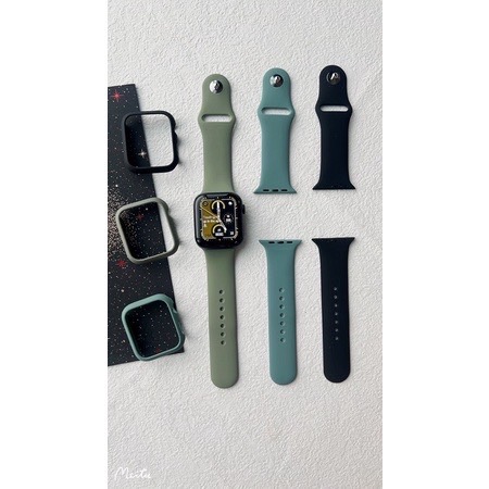 พร้อมส่ง งานสุดวิ้งค์ เคสประดับเพชร 1 แถว ใช้ได้กับ Apple Watch Series ...