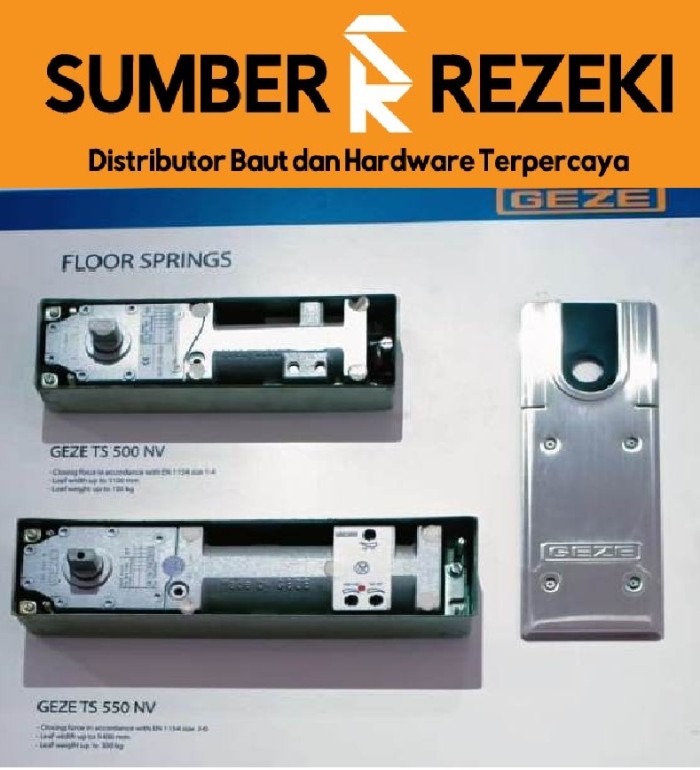 FLOOR HINGE GEZE TS550 + FITTING SET GEZE + PT24 GEZE | Lazada Indonesia