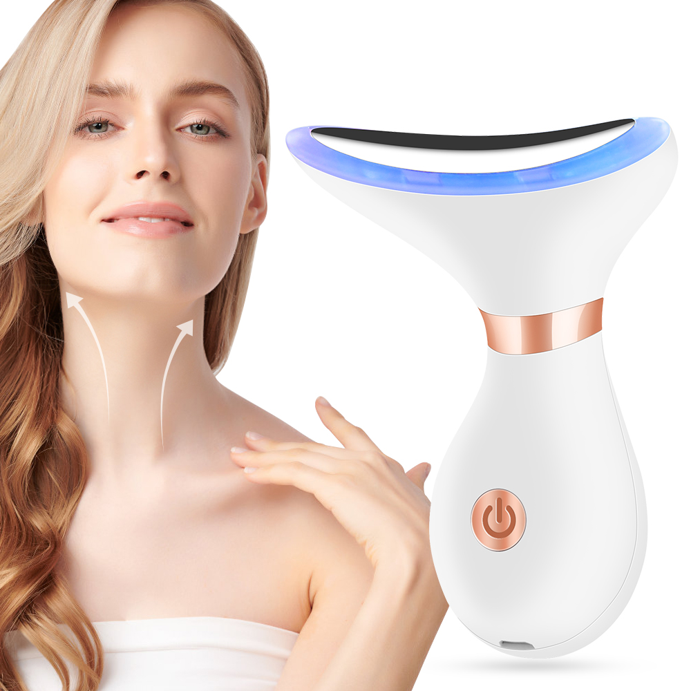 EMS Microcurrent Facial Neck Beauty Device LED Photon Firming ...