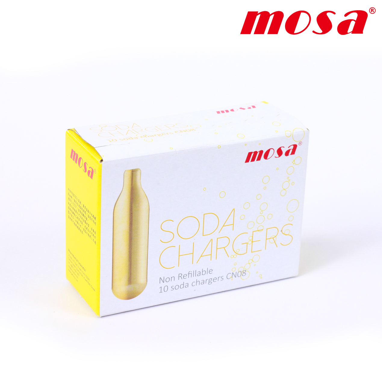 Mosa Co2 Soda Charger 10pcs set of 1 Box | Lazada PH