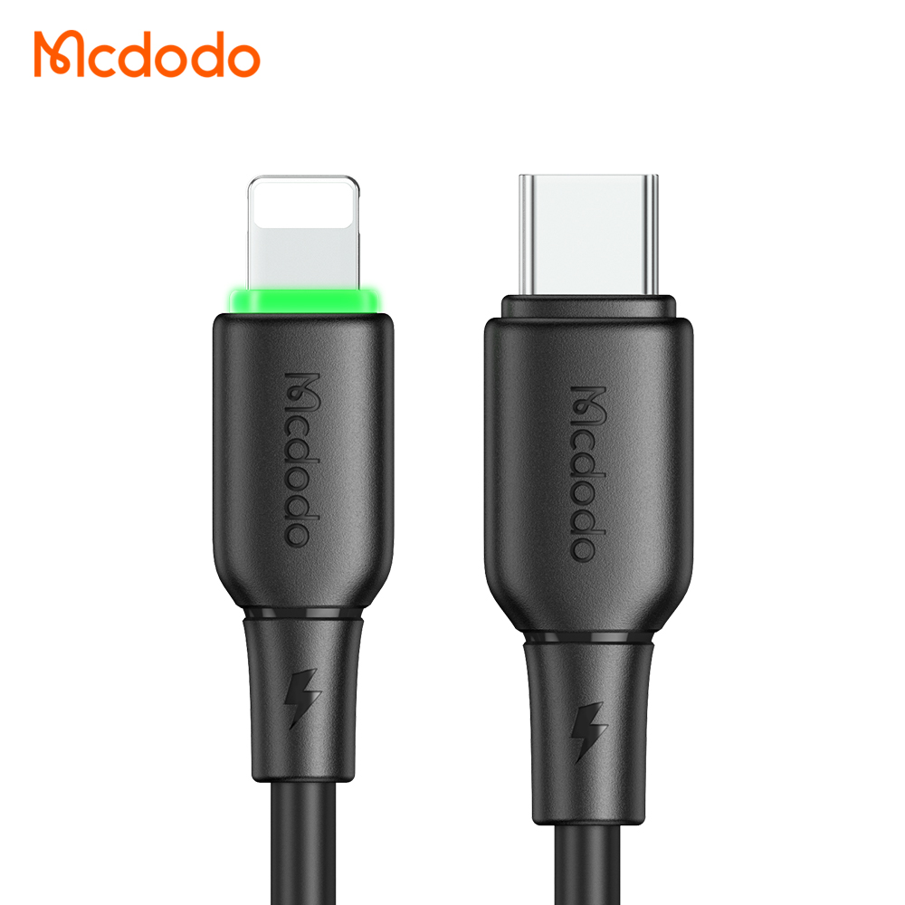 McDodo CA-476 | USB-C to Lightning 36W Data Cable LED Light 1.2m ...