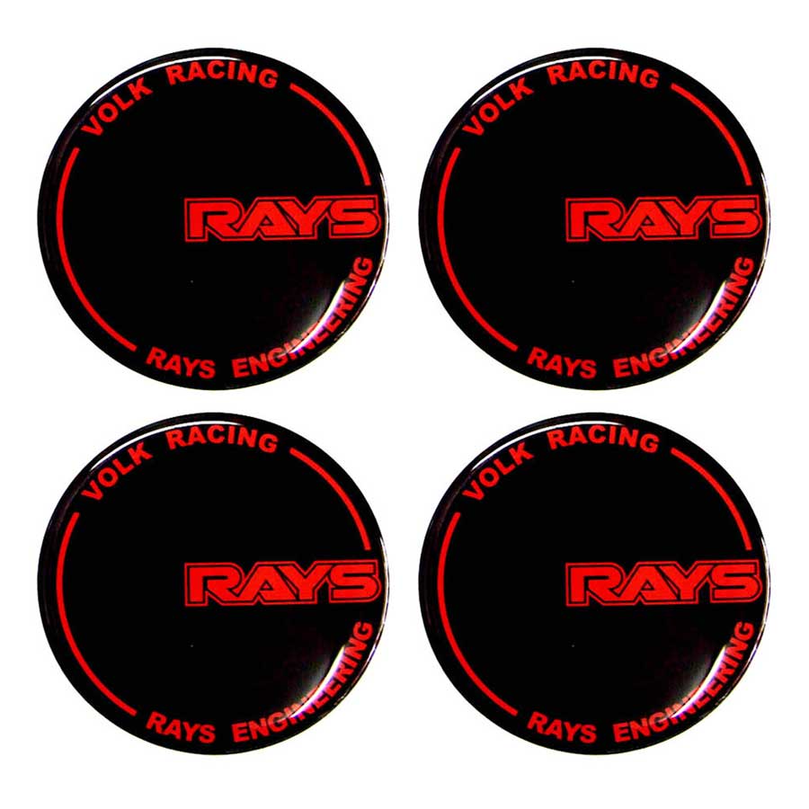 ราคาต่อ 4 ดวง สติกเกอร์ RAYS เรย์ สติกเกอร์เรซิน sticker rasin ขนาด 43 ...