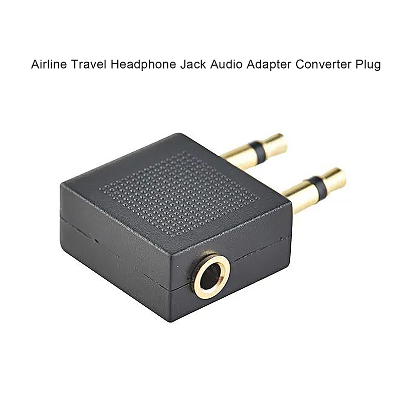 Headphones Adapter Airplane Airline Travel Headphone Jack Audio Adapter ...