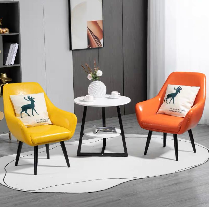 Luxury Coffee Table Set 1 Table and 2 Chairs Set Living Room Bedroom ...