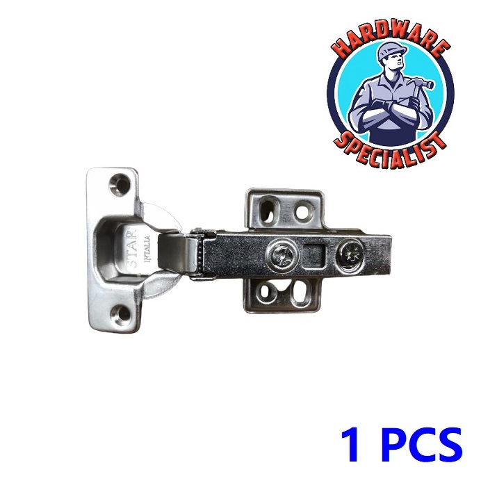 Star Intalia Cabinet Soft Closing Hinge / Full Overlay Hinge | Lazada ...
