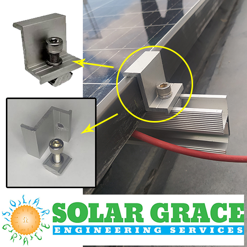 End Clamp Kit 35mm for Solar panels | Lazada PH