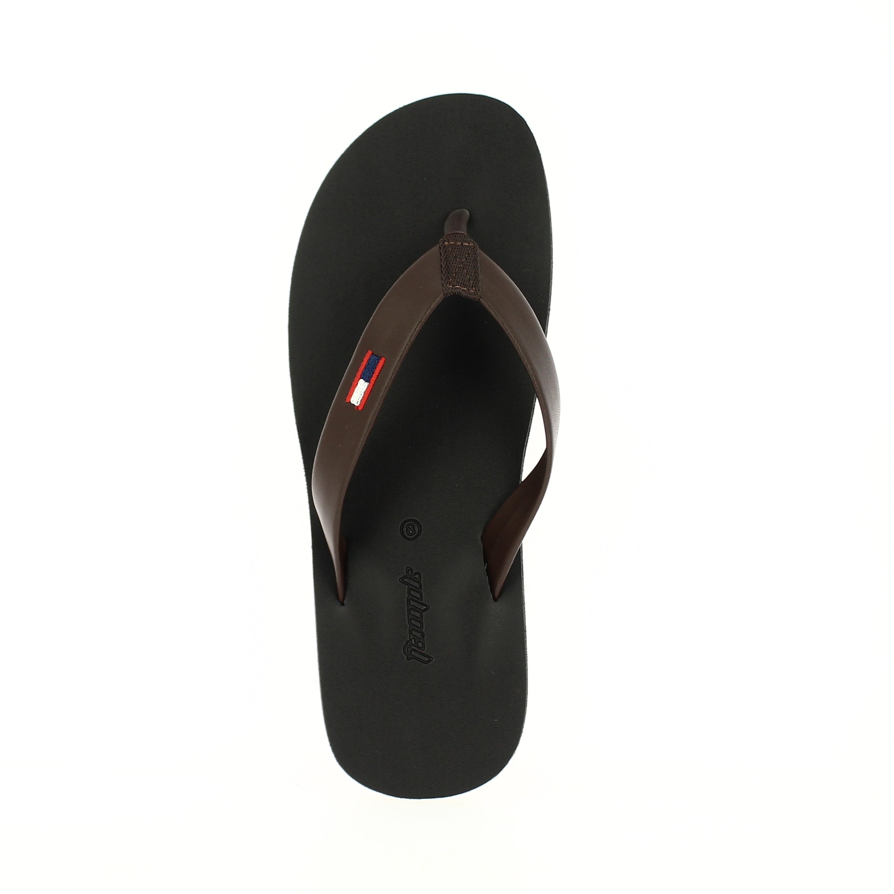 Tamik Men Casual V-strap Slippers BLACK-BROWN | Daraz.lk