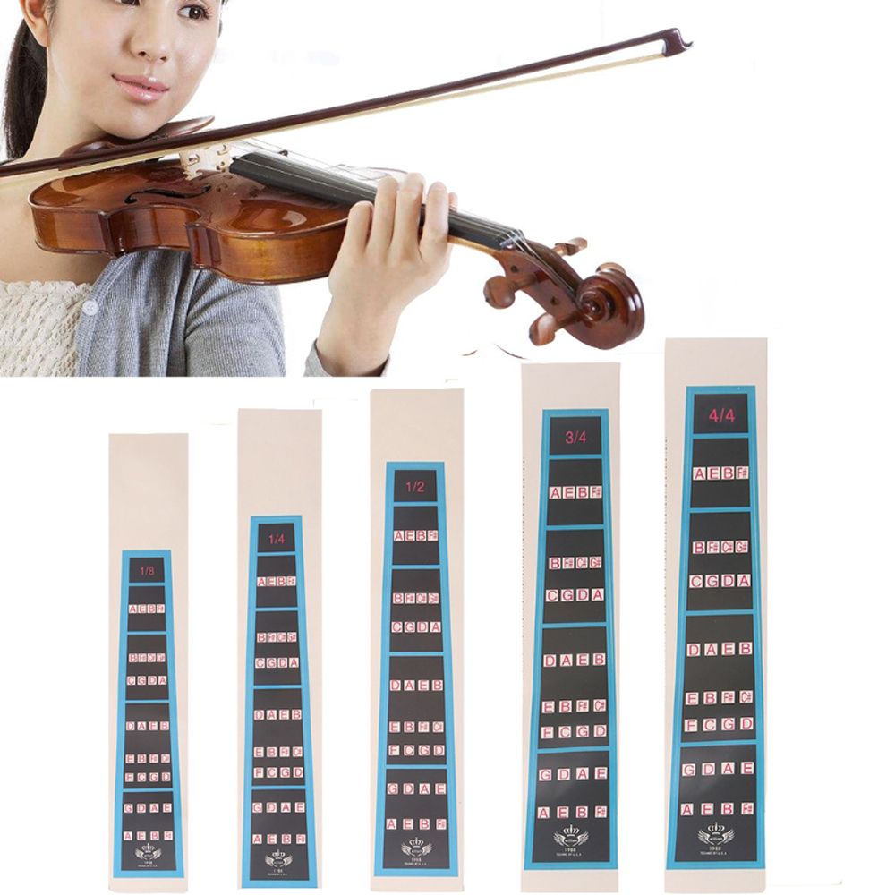 /8 /4 Music Tools For Beginners Intonation Chart Fretboard Fiddle ...