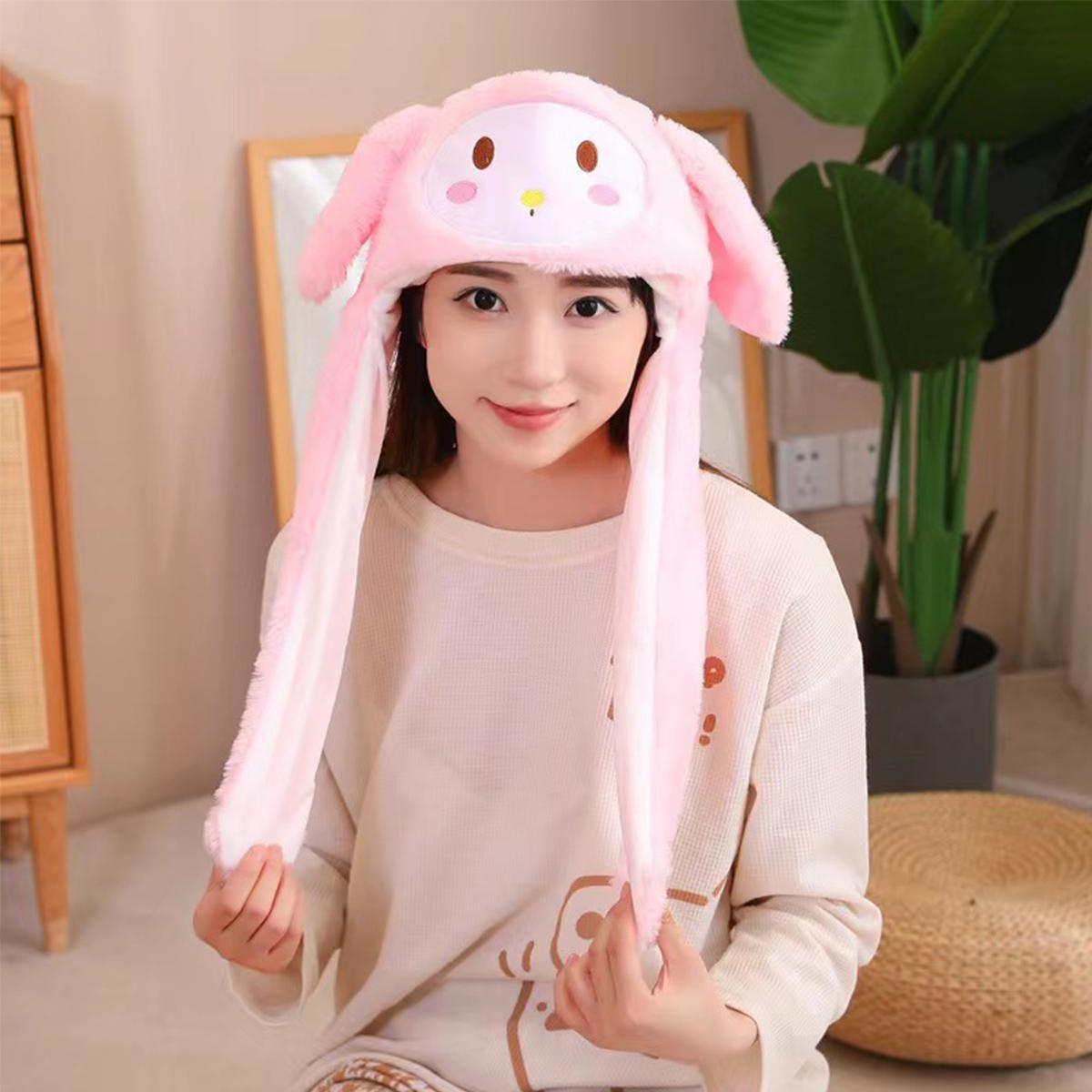 Jumping Up Cap, Cinnamoroll My Melody Ear Moving Hat, Kawaii Kuromi ...