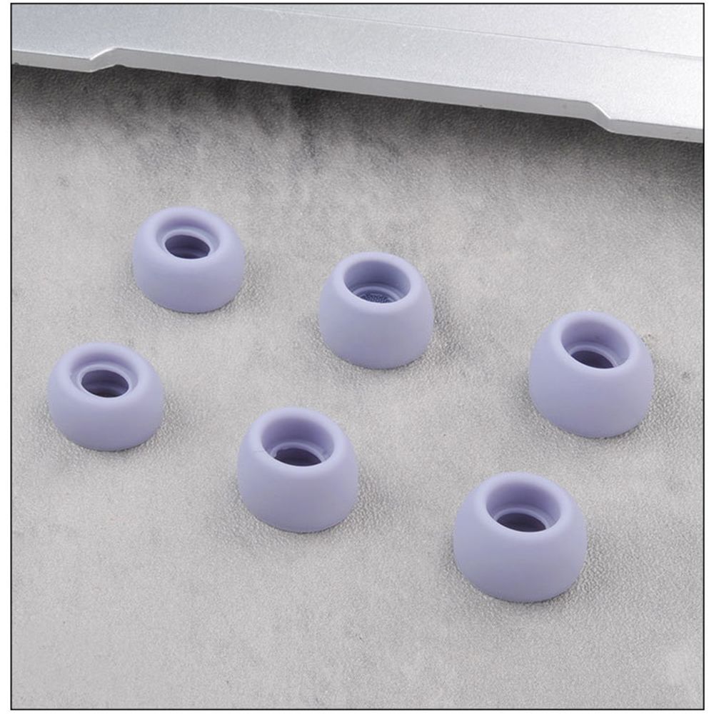 6Pcs/3Pairs Anti-drop Eartips Earplug Ear Tips Replacement Silicone Ear ...