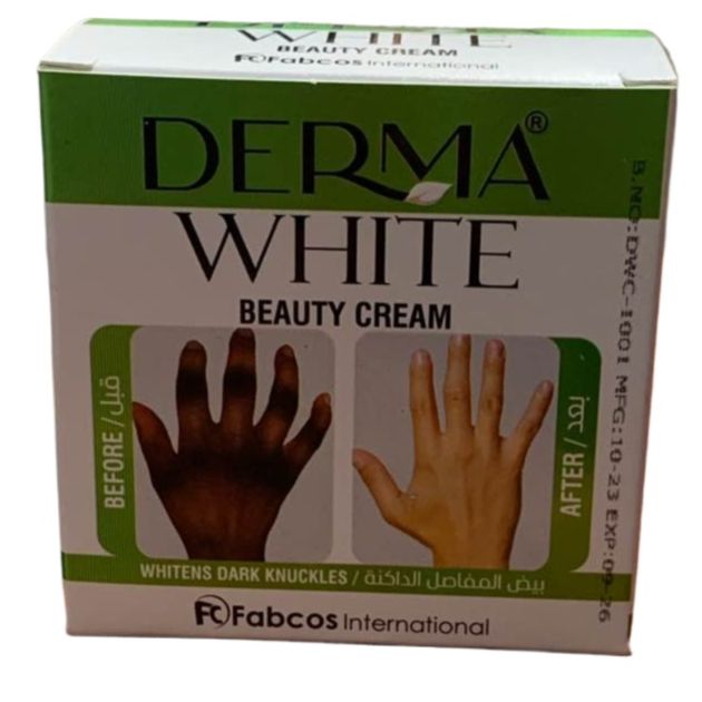 DERMA White Beauty Whitening Cream Der2 Whitens Dark Knuckles, Knee ...