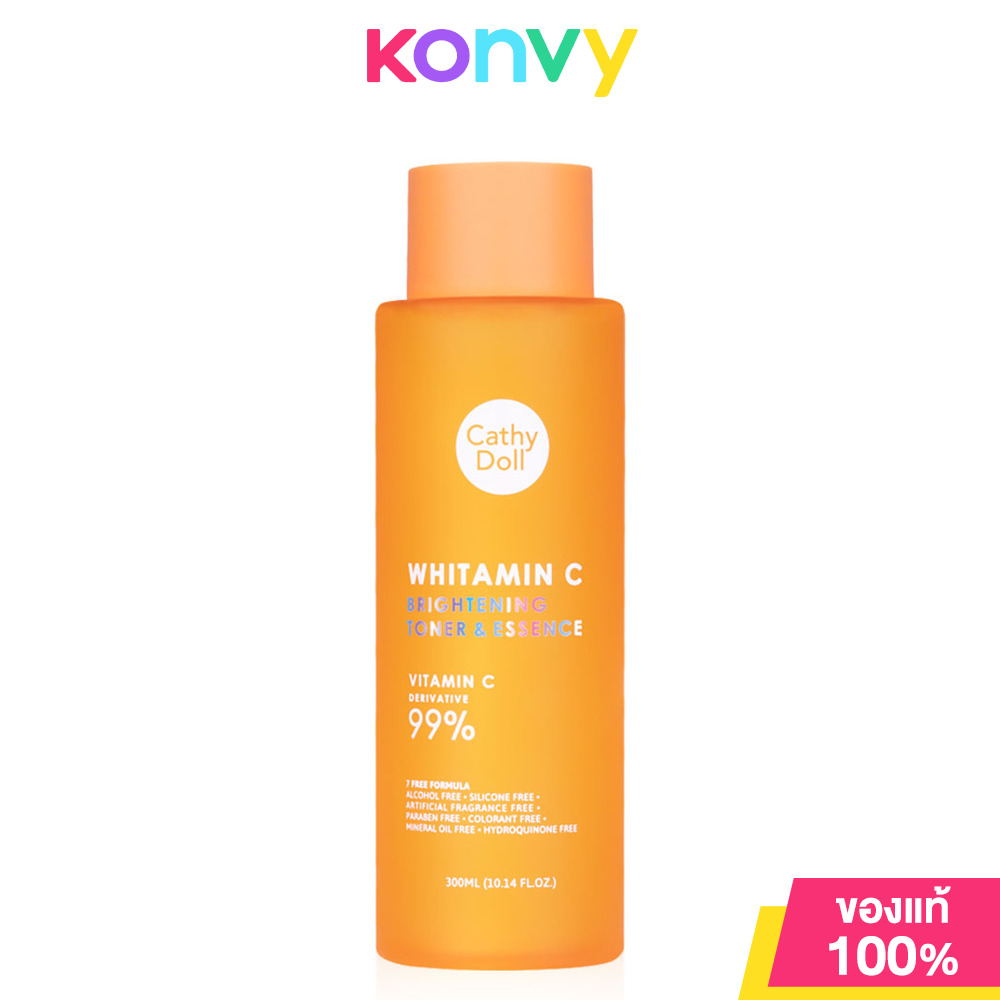 Cathy Doll Whitamin C Brightening Toner Essence 300ml เคที่ ดอลล์ โทนเนอร์และเอสเซนส์ในหนึ่ง ...