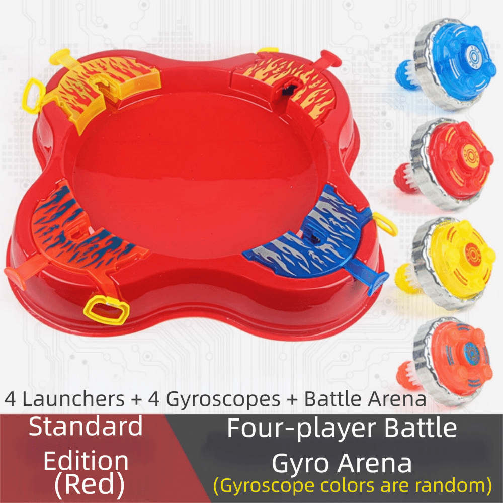 Gyro Game Set Spinning Top Gyro Set Duel Top Toy Collision Rotary Gyro ...