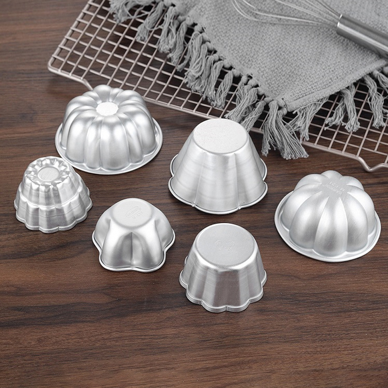 1Pcs Pudding Cup Molds Mini Fluted Cake Pans Non-Stick Jelly Molds Fast ...