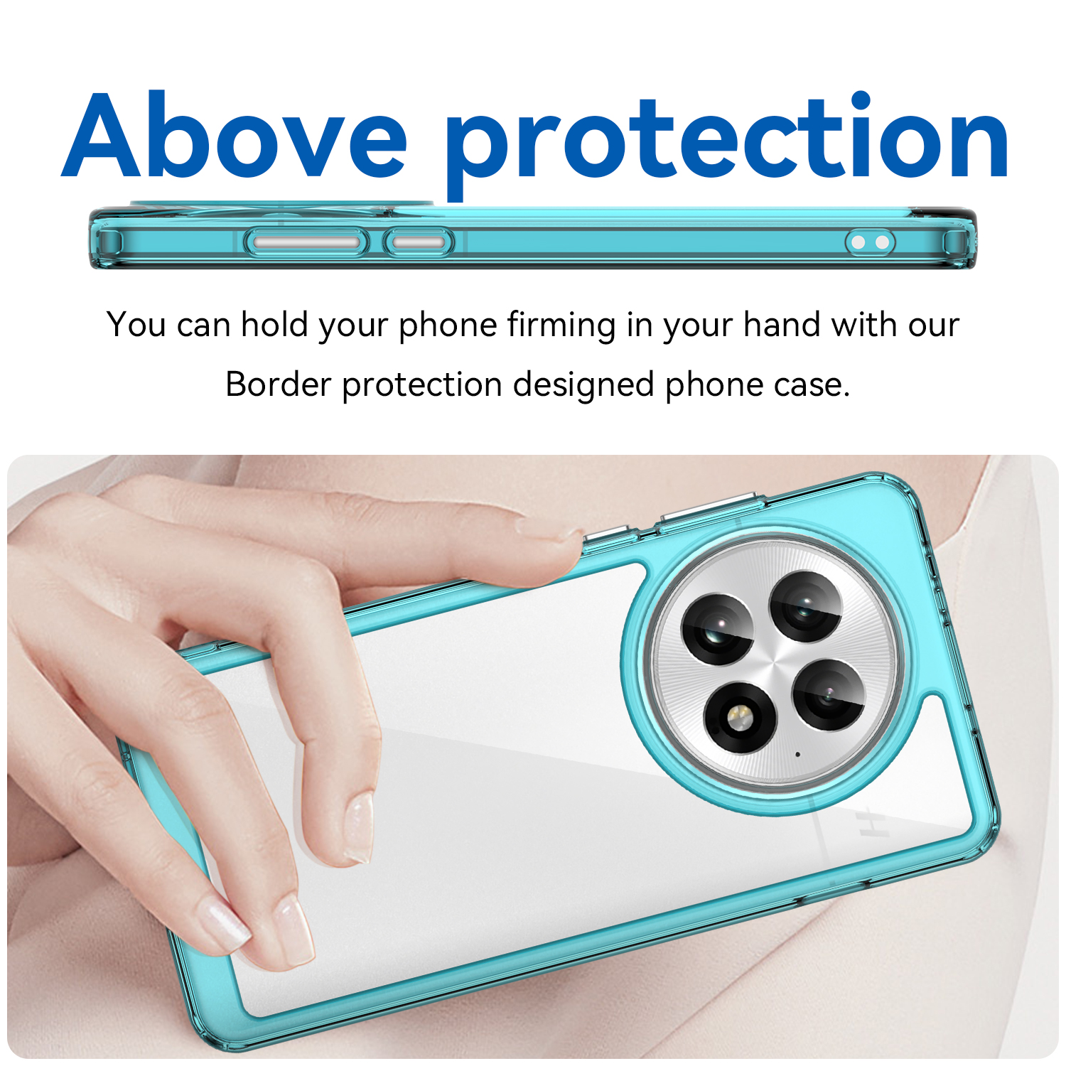 OnePlus 13 Case, Clear Designed Shockproof Phone Case, Bumper Hybrid ...