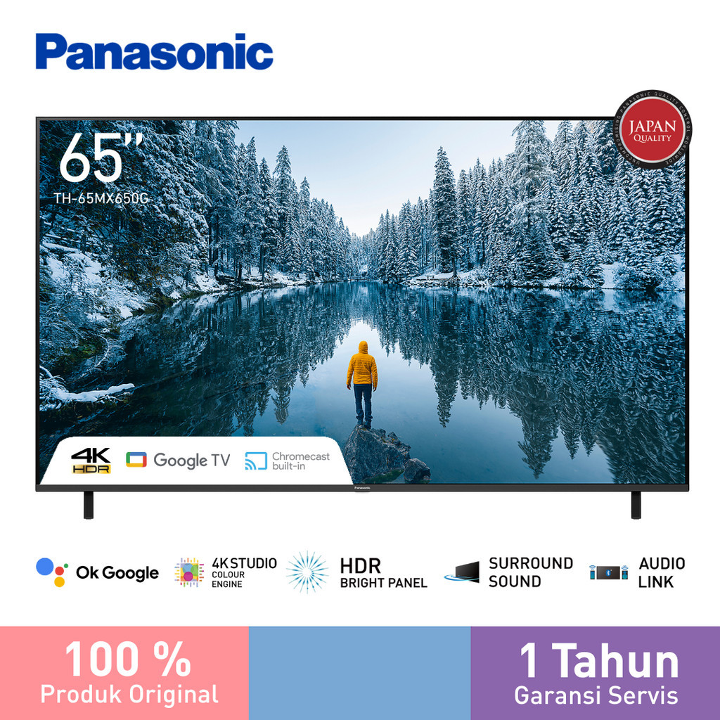 Panasonic TH-65MX650G Premium 4K LED Google TV [65 Inch] | Lazada Indonesia