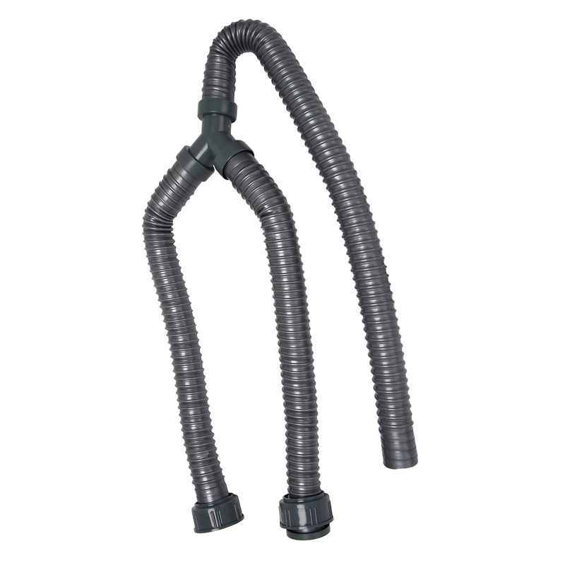 3.3Ft Washing Machine PVC Y Shaped Drain Discharge Hose Washer Pipe ...
