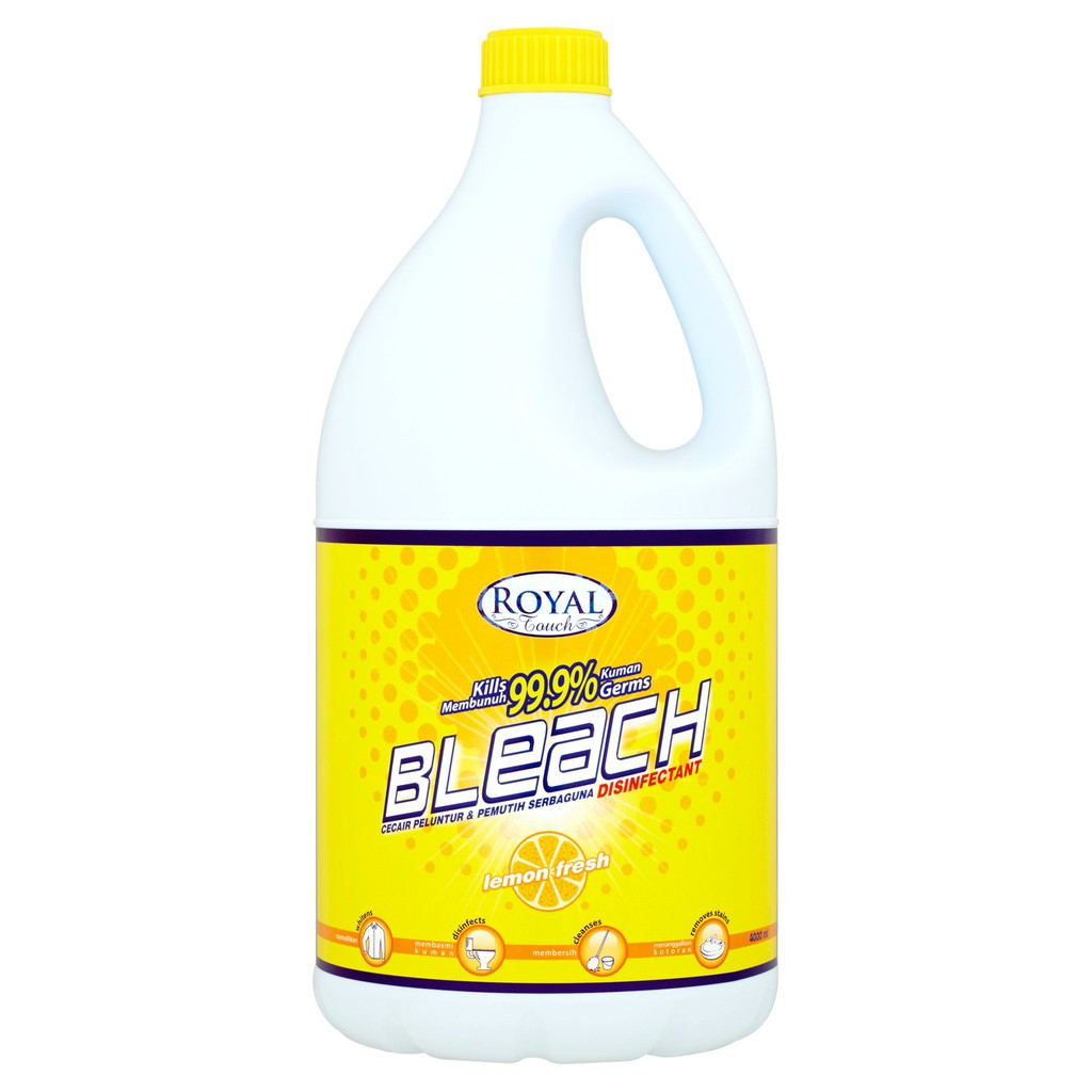 Royal Touch Bleach Lemon (4L) | Lazada
