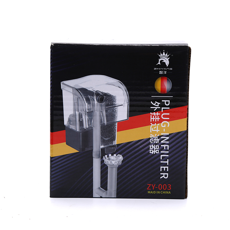 New Waterfall Hang On External Oxygen Pump Water Filter F Aquarium Fish ...