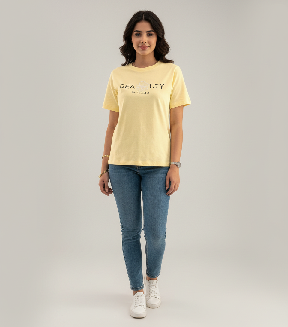 bossini | Women T-Shirt — Everyday Casual Wear | Style: 243203042 ...
