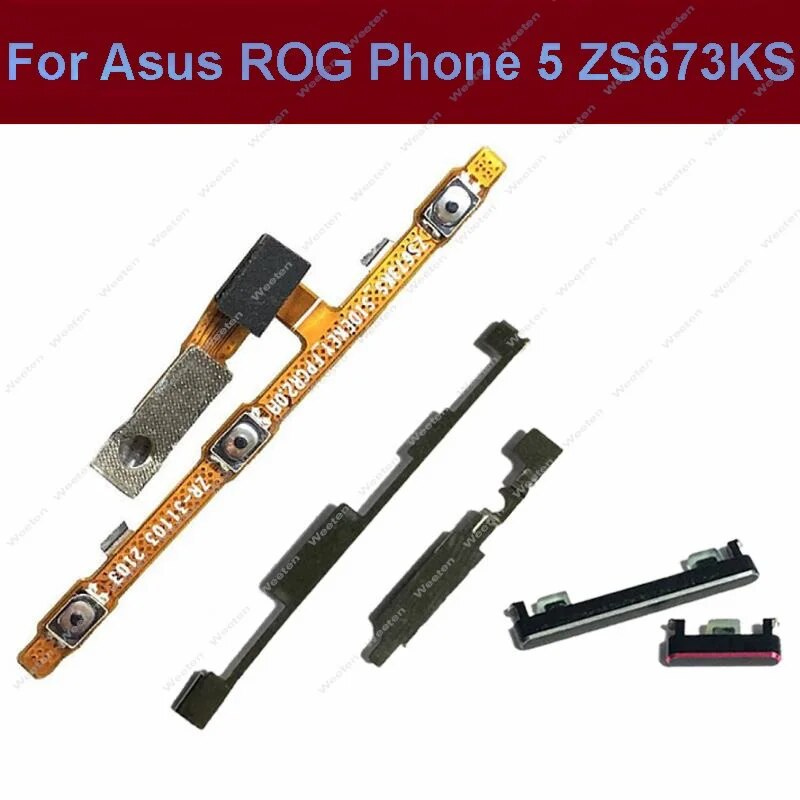 NEW For ASUS ROG Phone 5 Rog 5 ON OFF Power Volume Side Buttons Keys ...