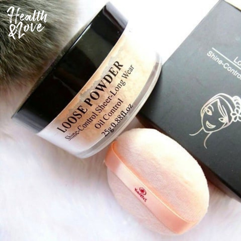 F010 SIVANNA COLORS LOOSE POWDER แป้งฝุ่น ซิเวนน่า คัลเลอร์ คุมมัน กัน ...