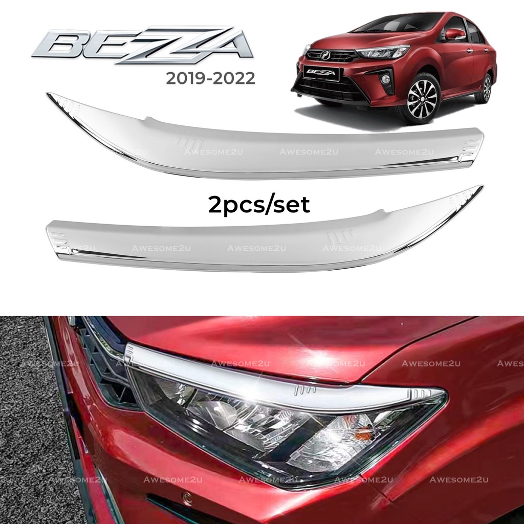 Awesome2u Perodua Bezza 2019-2022 Head Lamp Eye Lid Cover Sportivo ...