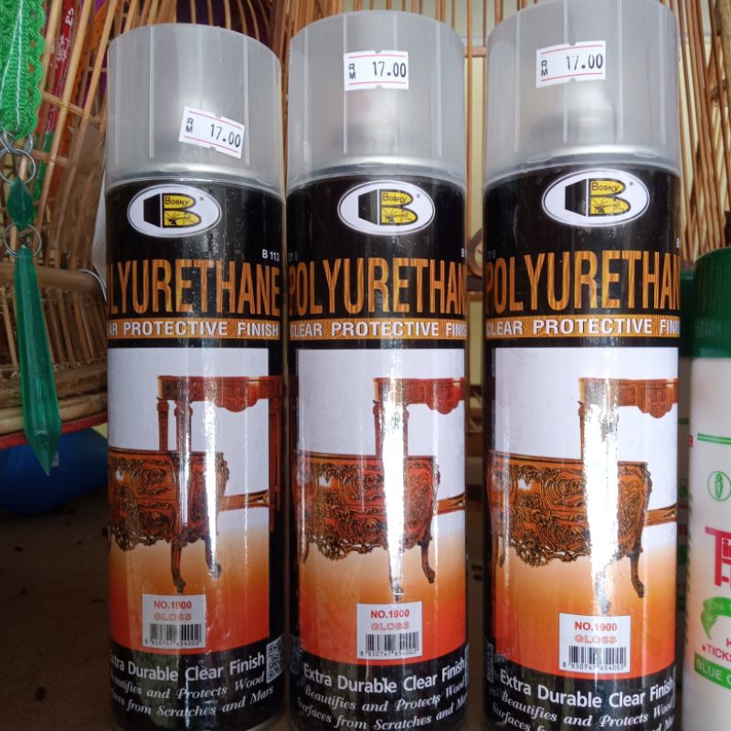 Spray kayu bosny | spray clear | Lazada