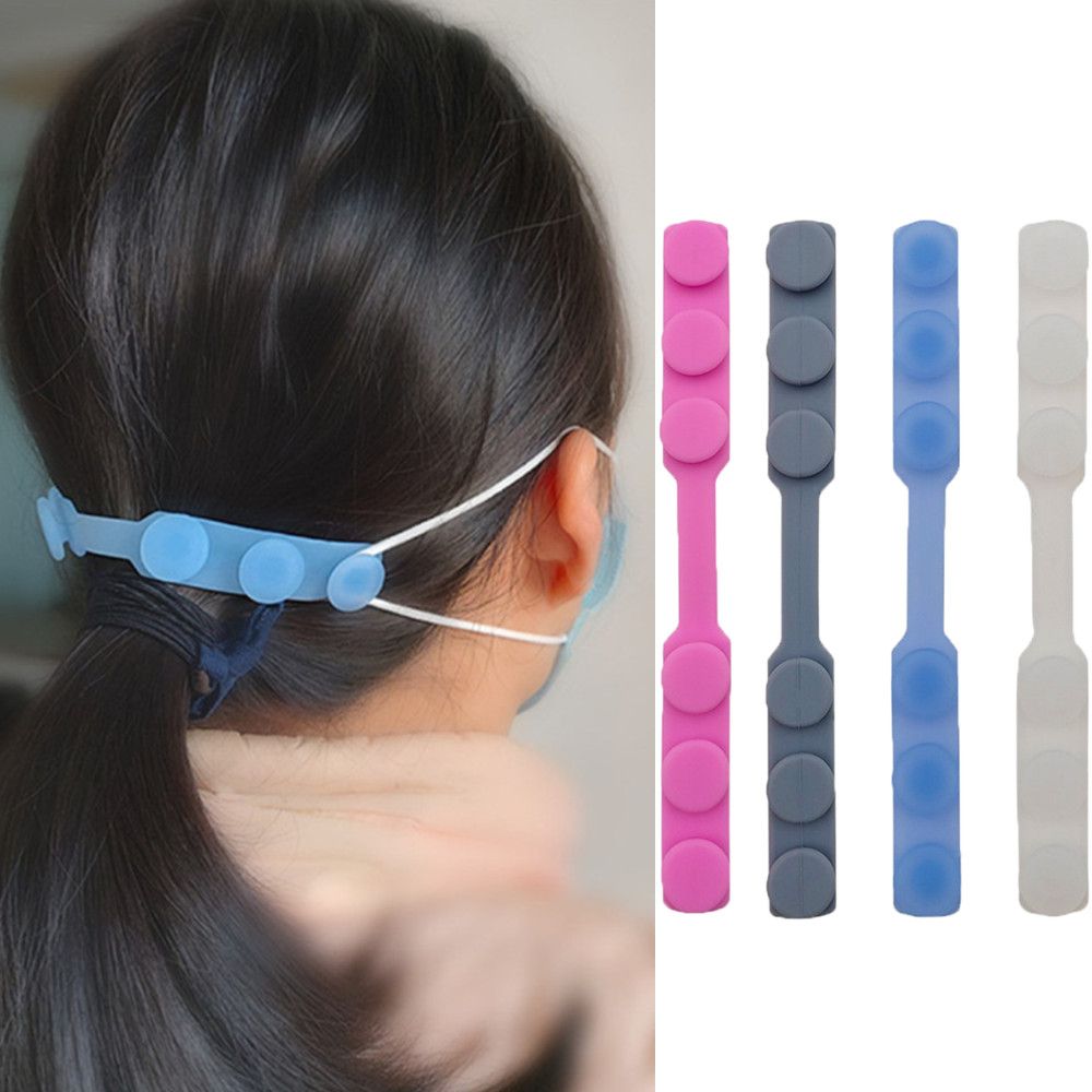 Non-slip Extension Buckle Adjustable Ear Grips Extender Silicone Mask ...