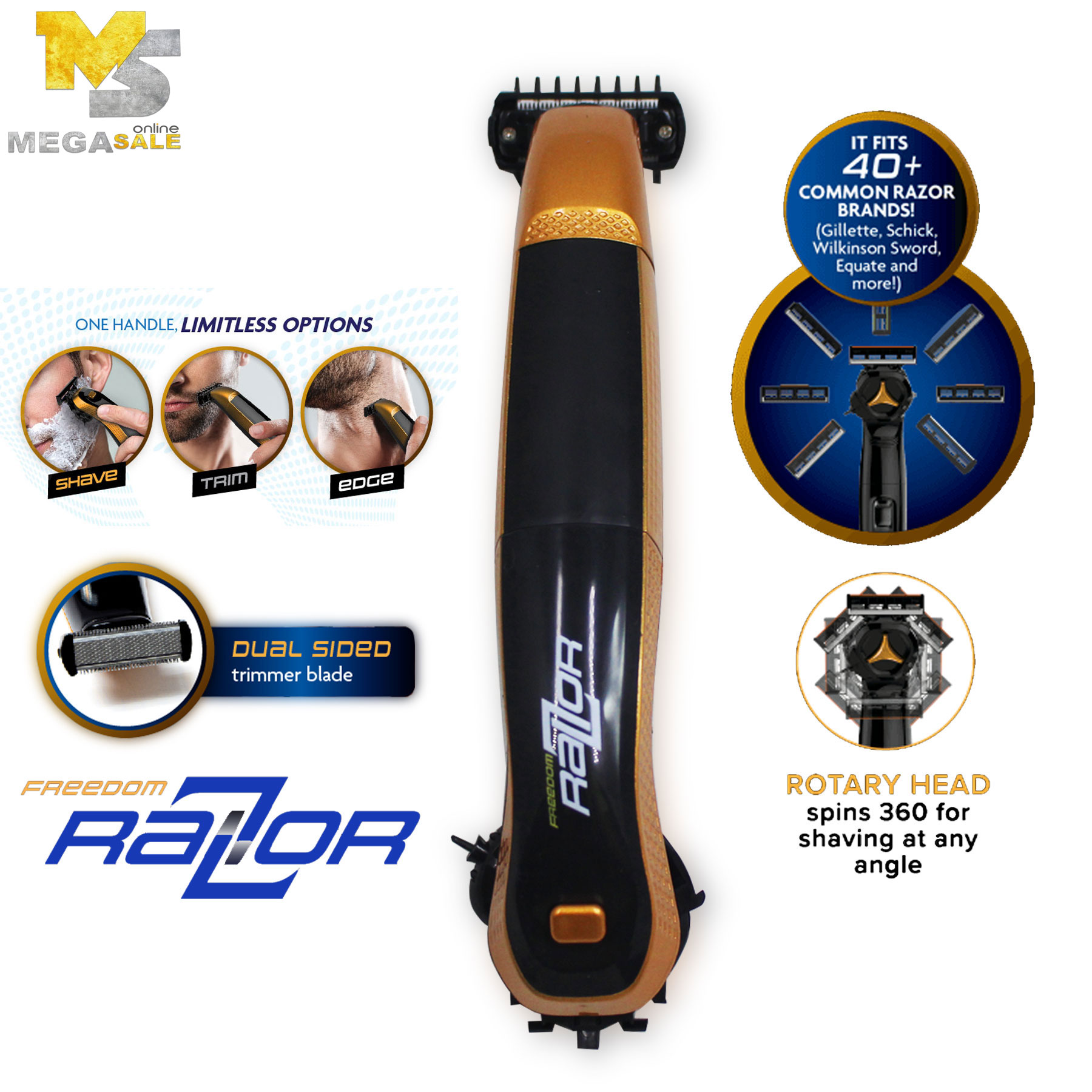 Freedom Razor 3 in 1 Shaving System | Lazada PH