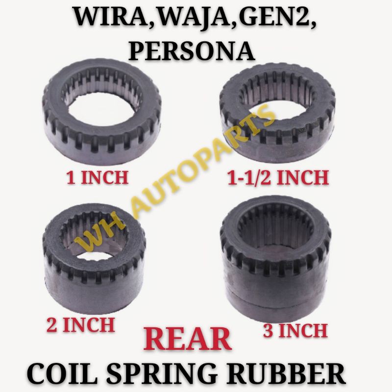 COIL SPRING RUBBER (REAR/UPPER) PROTON WIRA WAJA GEN2 PERSONA (1PC ...