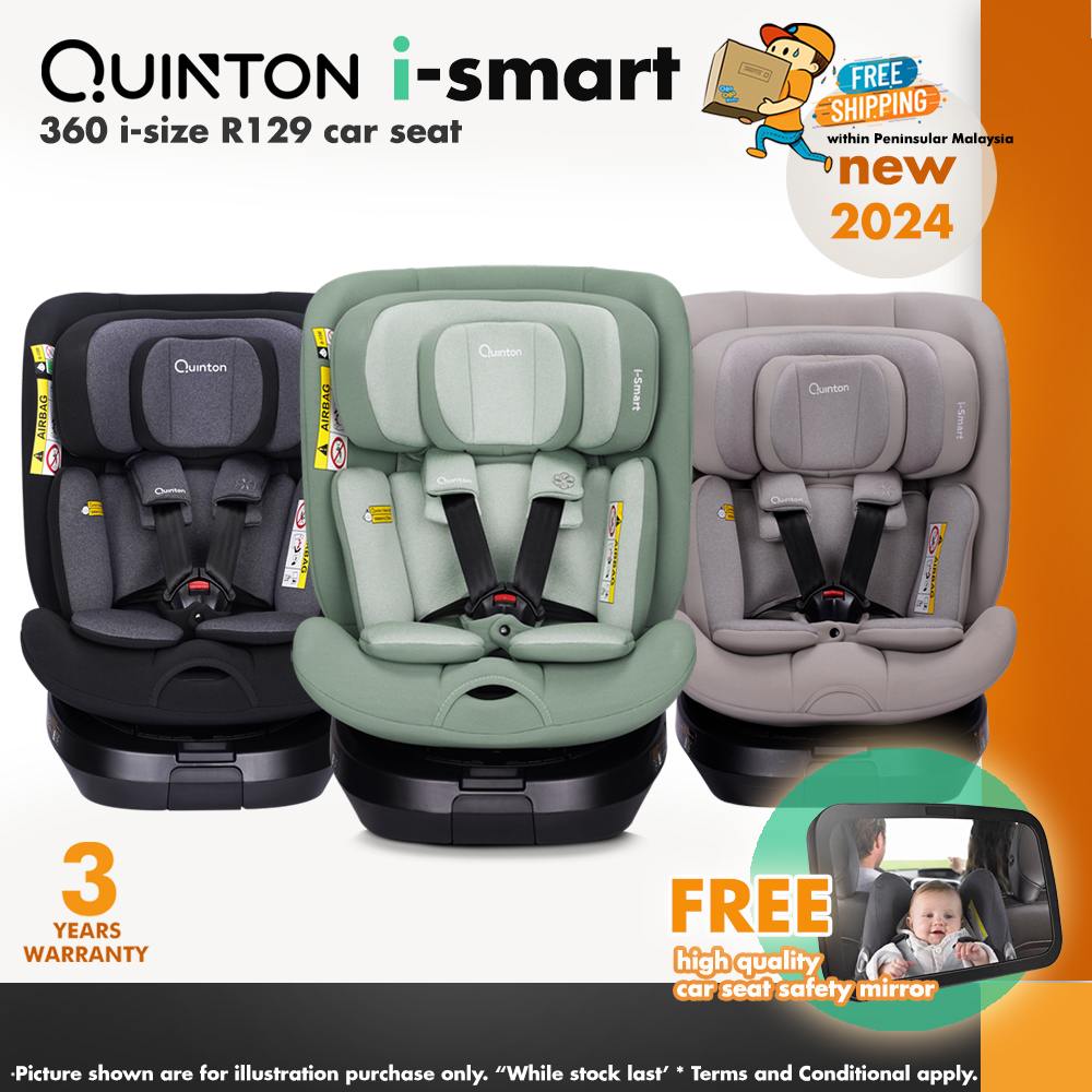 Quinton i-Smart 360 R129 Safety Car Seat | Lazada