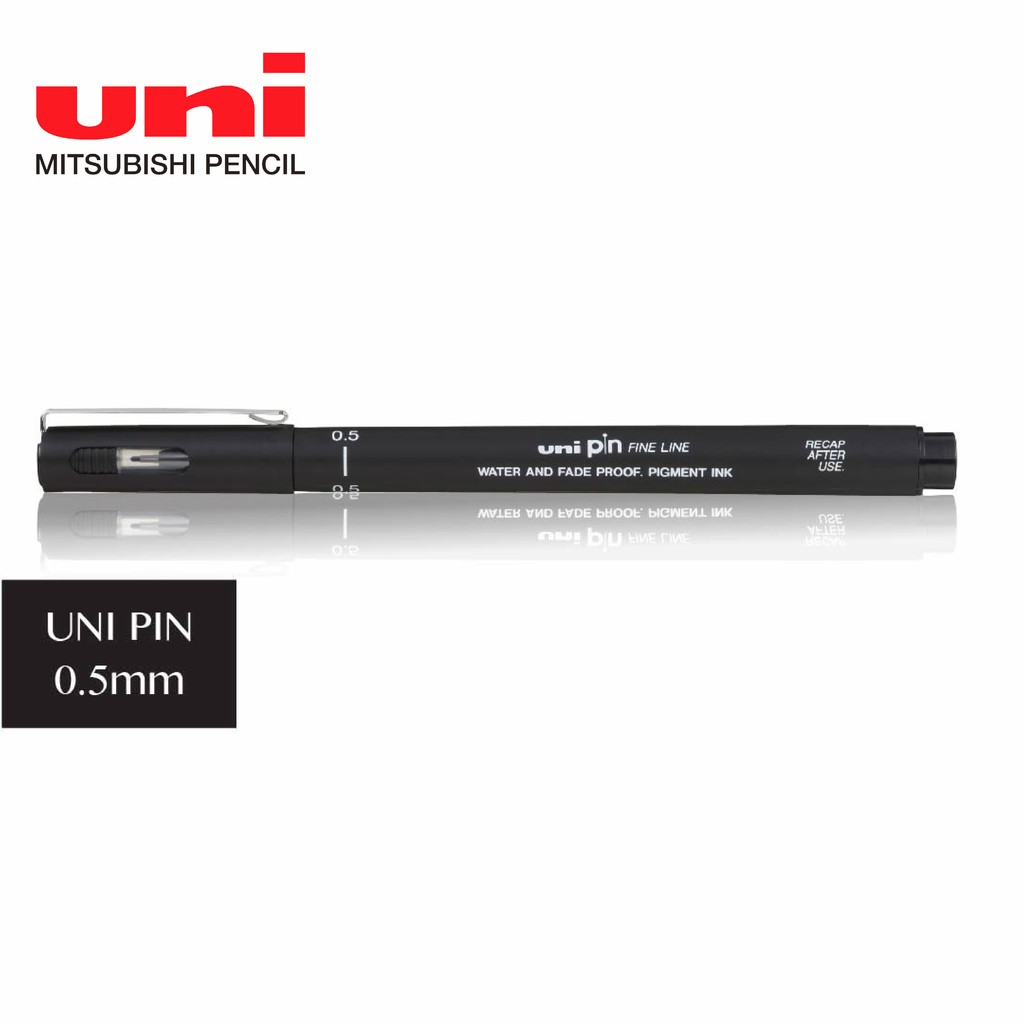 Uni Pin Water Based Technical Drawing Marker PIN 200 Fine liner Drawing ...