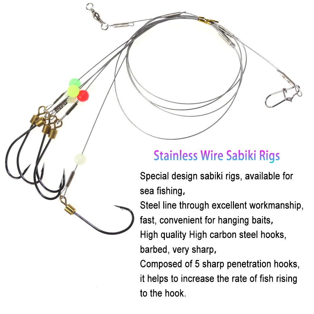 【b1598253】Lionriver Stainless Steel Wire Leader Fishing Rolling Swivels ...
