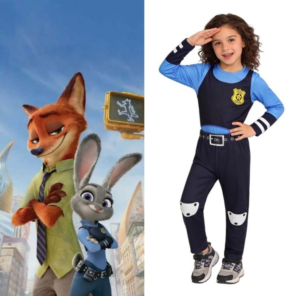 Party Accessories Zoo-topia Children Judy Cosplay Costume Judy Bunny ...
