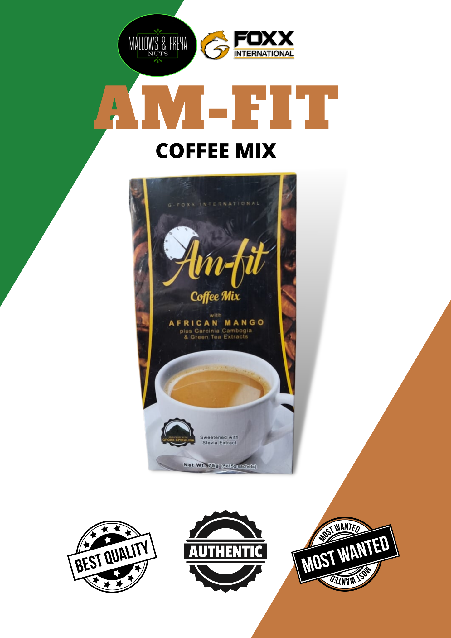 AM-FIT COFFEE MIX | Lazada PH