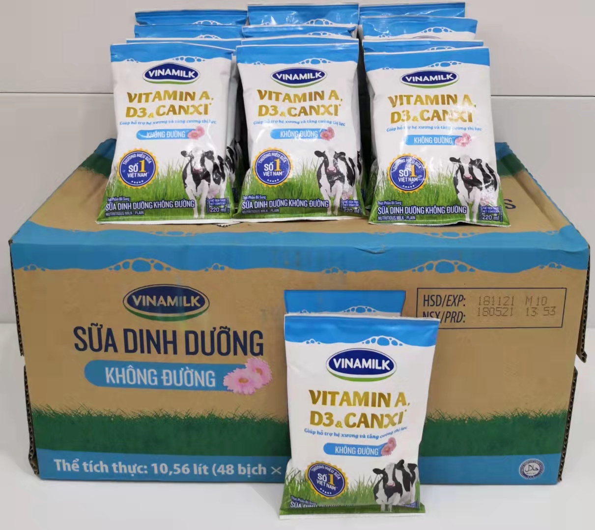 Sua Tuoi Vinamilk Fresh Milk 4 Vi- 4 Flavor of milk 220ml | Lazada