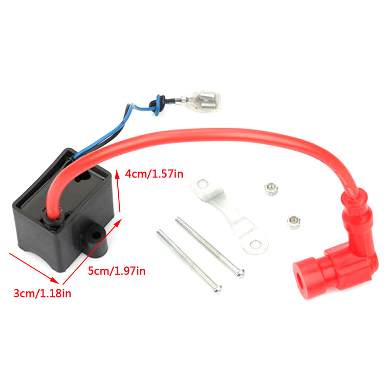 High Performance Ignition Coil CDI For 50cc 60cc 80cc 2-Stroke Engine ...