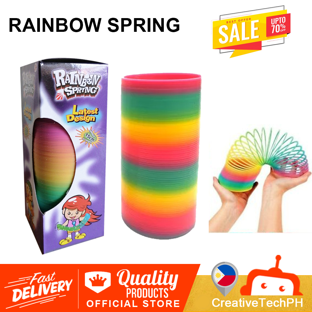 Magic Rainbow Slinky Spring Toy Latest Design | Lazada PH