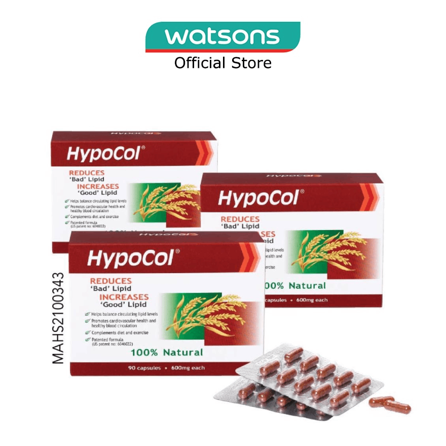 HYPOCOL 600Mg Capsules 90S X 3 | Lazada Singapore