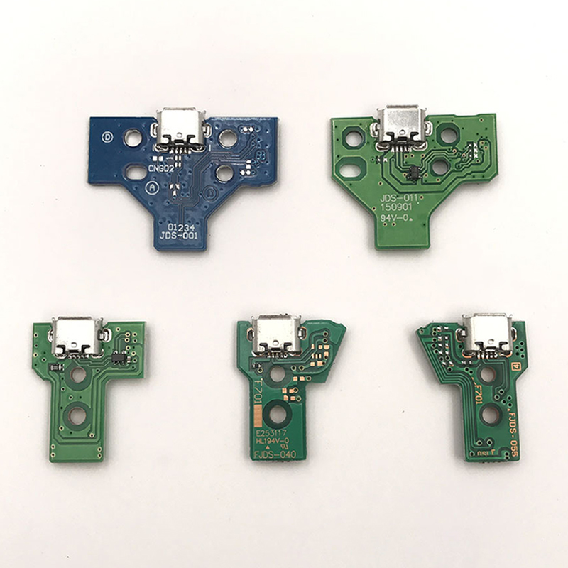 USB Charging Port Socket Circuit Board For 12Pin Connector For PS4 ...