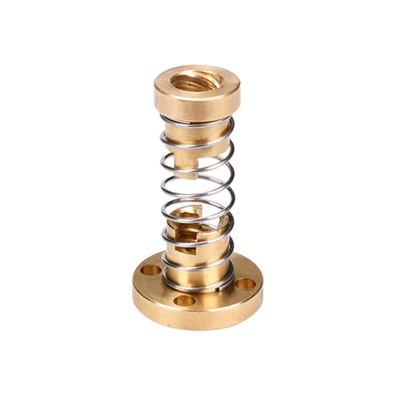 T8 Anti Backlash Lead Screw Nut Spring Loaded Elimination Gap 3d ...